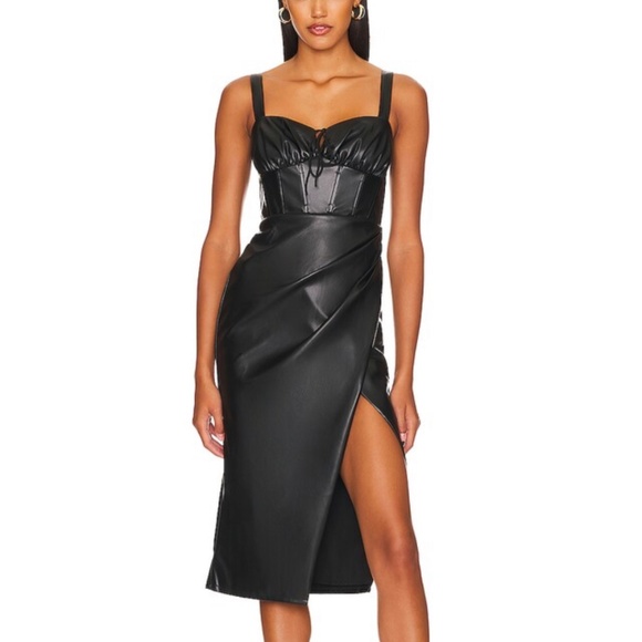 REVOLVE | Dresses | Nwt Revolve Leather Dress | Poshmark